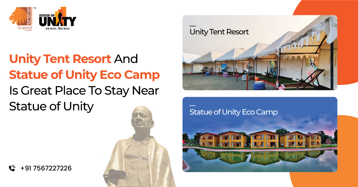 Unity Tent Resort and Statue of Unity Eco Camp is great place to Stay ...